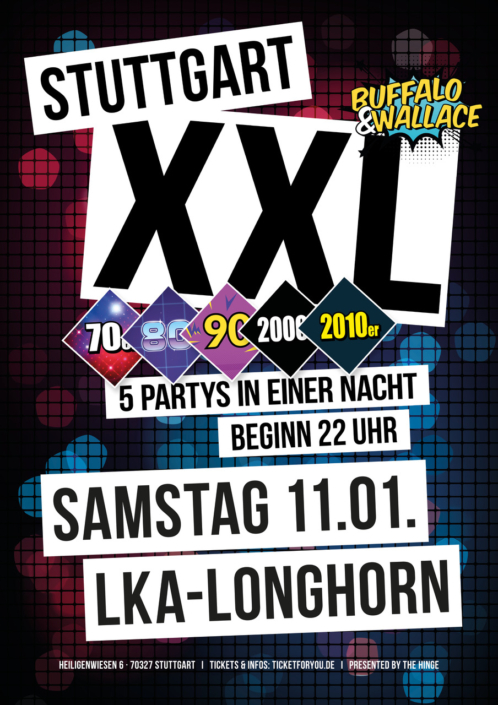 STUTTGART XXL - Jede Stunde eine andere Party - LKA Longhorn